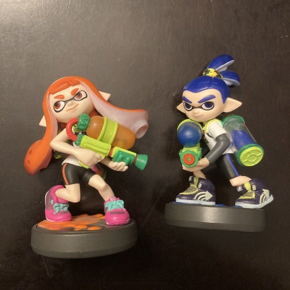 Nintendo | Toys | Splatoon Inkling Boy Girl Amiibo | Poshmark